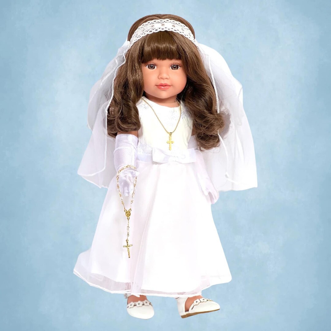 Communion Gown Fits 18 Inch Kennedy and Friends Dolls and Other 18 Inch ...
