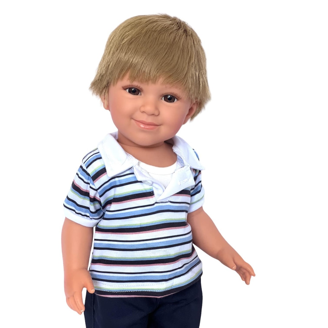 Lincoln 18 Inch Custom Boy Doll- Kennedy Smiles Mold - Etsy
