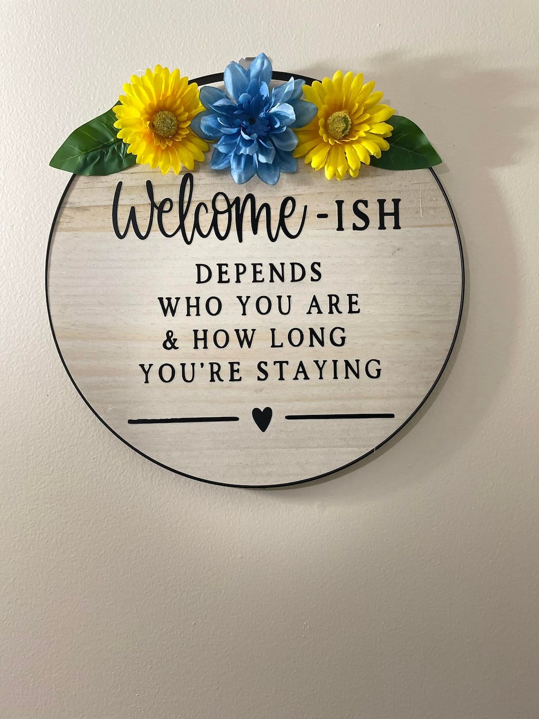 Welcome-ish Home Sign - Etsy