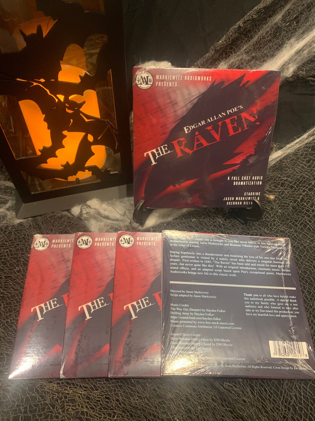 Edgar Allan Poe's "the Raven" Full-cast Radio Drama on CD - Etsy