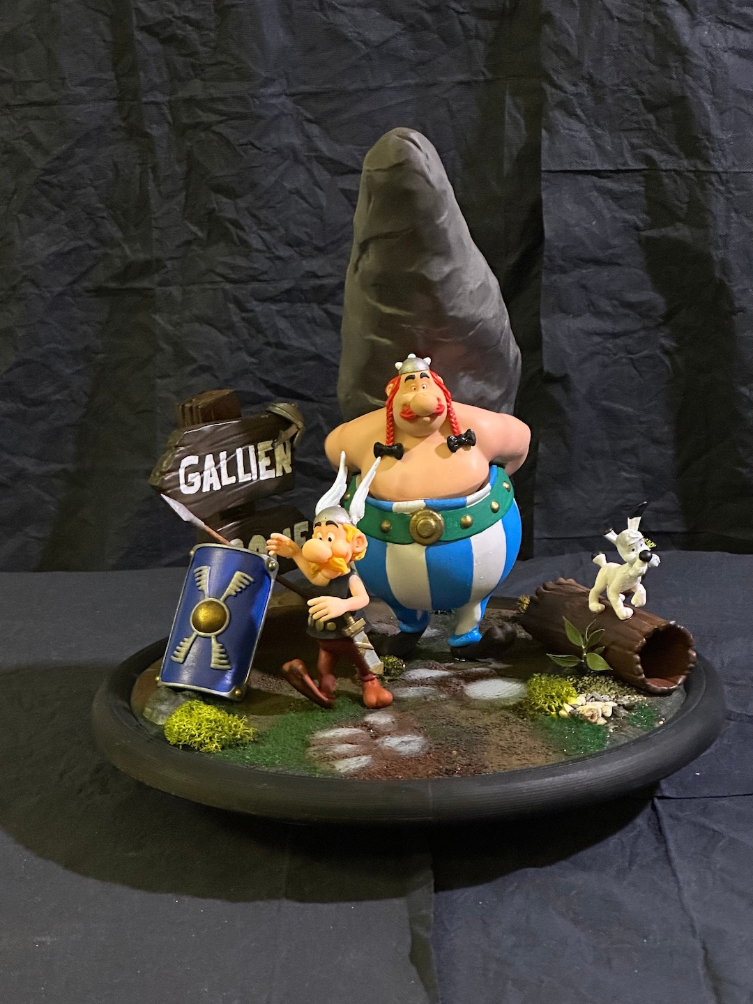 Asterix and Obelix Diorama Collectible Movie Figure - Etsy