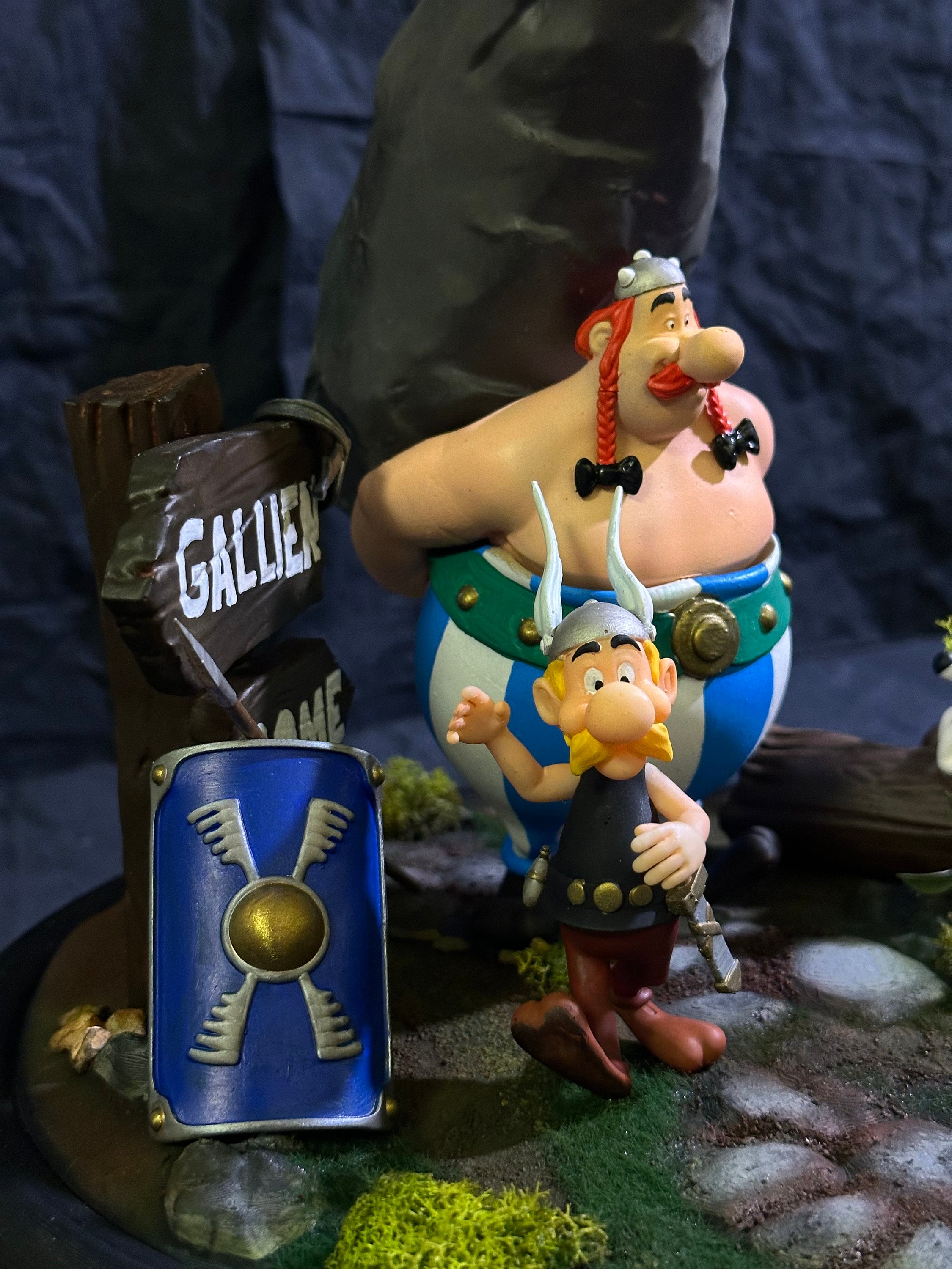 Asterix and Obelix Diorama Collectible Movie Figure - Etsy Australia