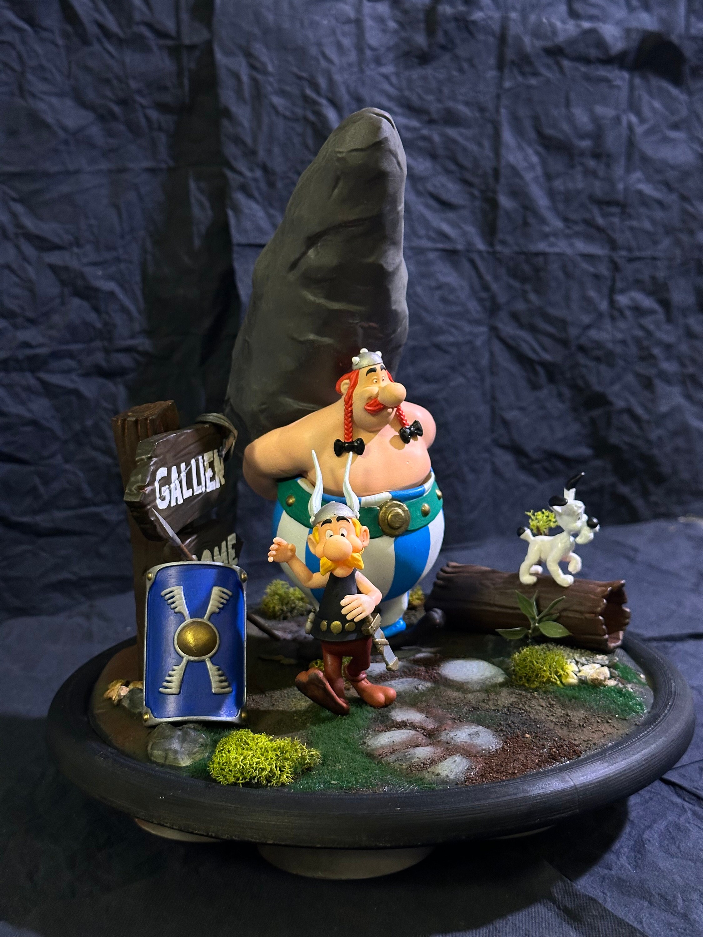 Asterix and Obelix Diorama Collectible Movie Figure - Etsy Australia