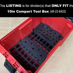 Packout 10in Compart Hand Tool Organizer Insert for Milwaukee Packout ...
