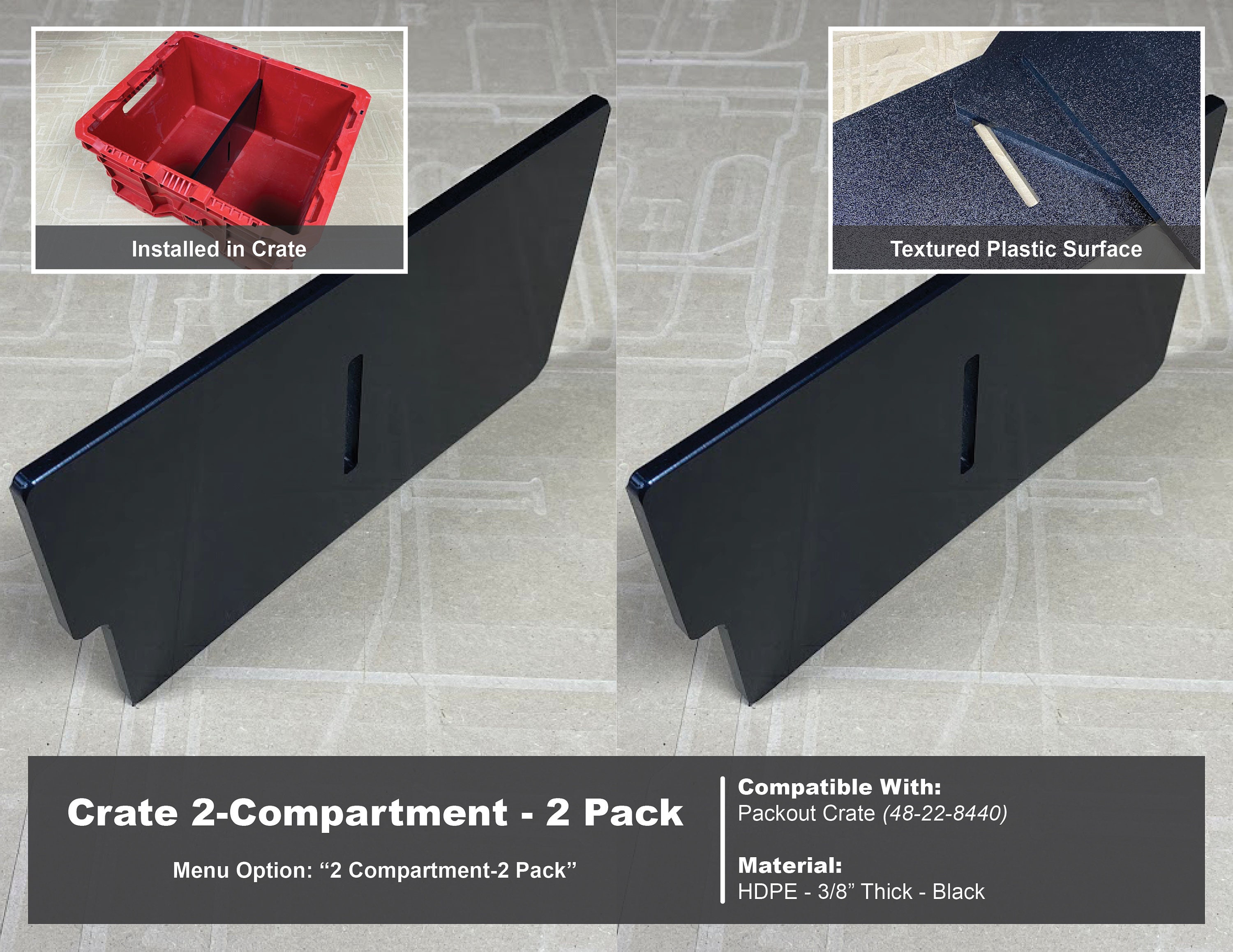 Divider for Milwaukee Packout Crate, Milwaukee Packout Crate Mods ...