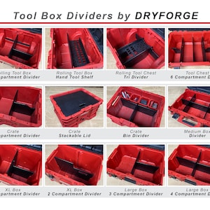 Tri Divider Insert Tool Organizer for Packout Rolling Tool Box - Tool ...