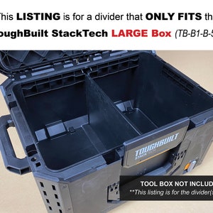 Divider for Toughbuilt Stacktech Large Tool Box - Tools/case NOT ...
