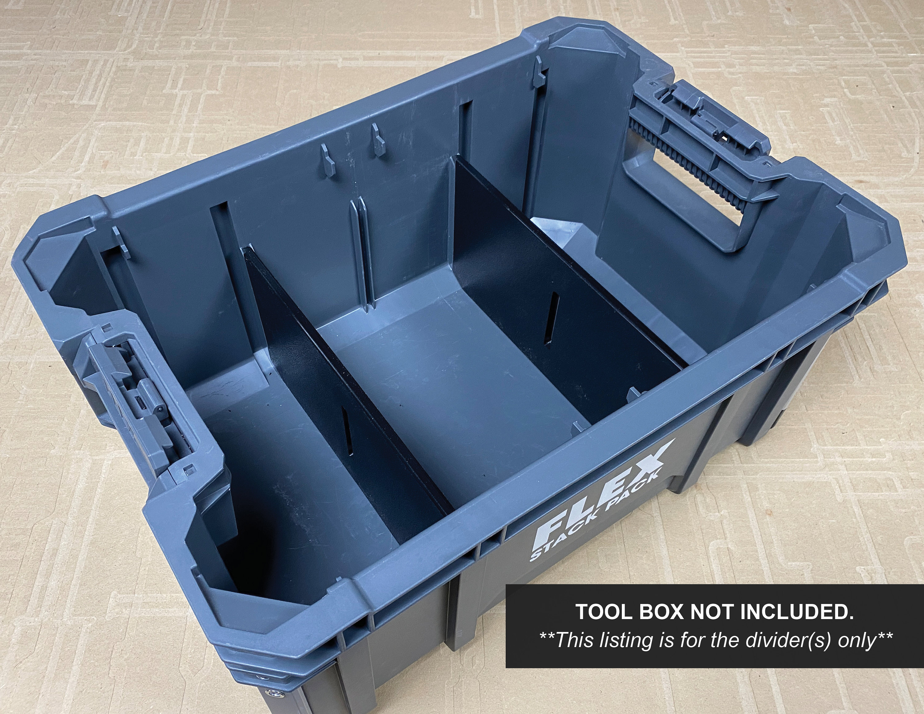 Divider for FLEX Stack Pack CRATE Tool Box - Tool Box NOT Included - Etsy