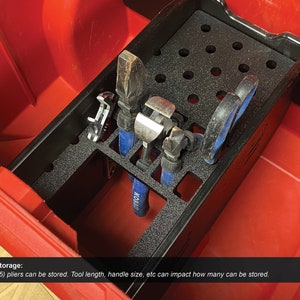 Tri Divider Insert Tool Organizer for Packout Rolling Tool Box - Tool ...