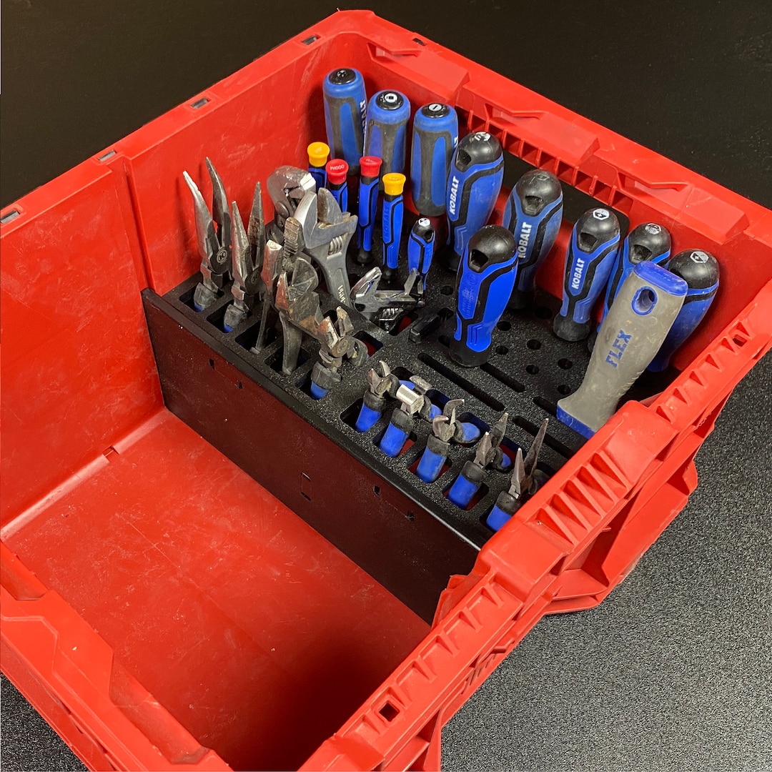 Packout Crate Hand Tool Insert Organizer for Milwaukee Packout Crate ...