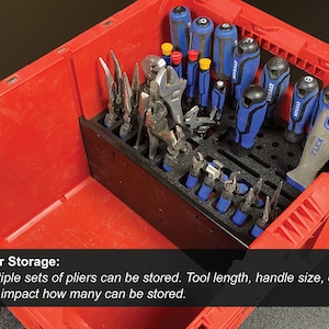 Packout Crate Hand Tool Insert Organizer for Milwaukee Packout Crate ...
