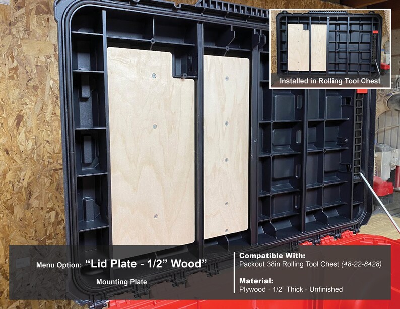 Milwaukee Packout Tool Chest Dividers Milwaukee Packout Mods - Etsy