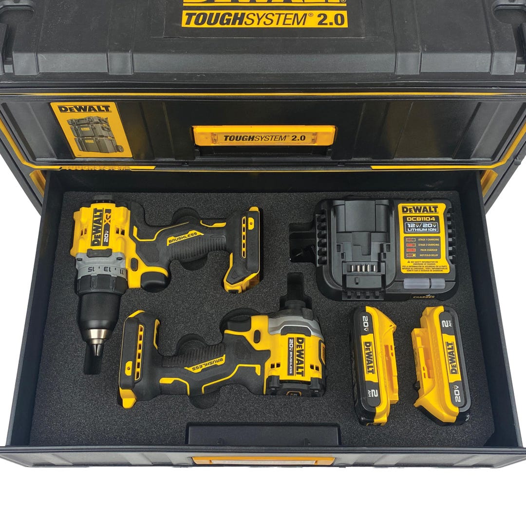 FOAM INSERT to Store Dewalt Drill DCD800 and Impact DCF850 in a Dewalt ...