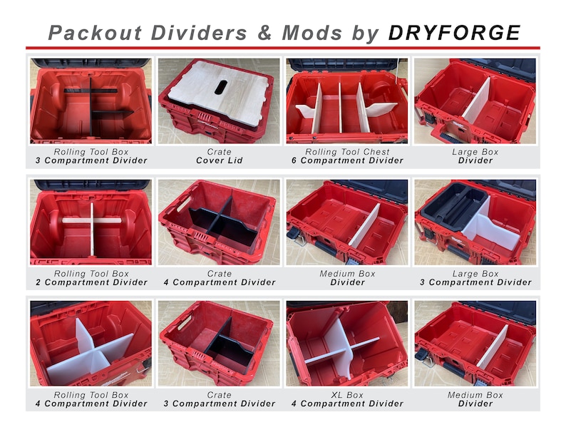 XL Packout Tool Box Lid Mounting Plate Milwaukee Packout - Etsy