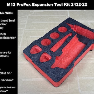 FOAM INSERT to Store M12 Propex Expansion Tool Kit in a Milwaukee ...