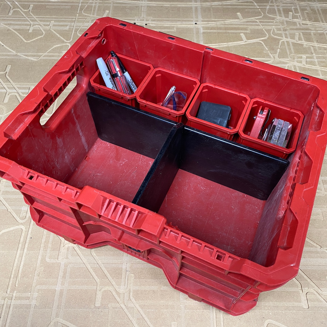 Hardware Bin Divider for Milwaukee Packout Crate - Tools/case NOT ...