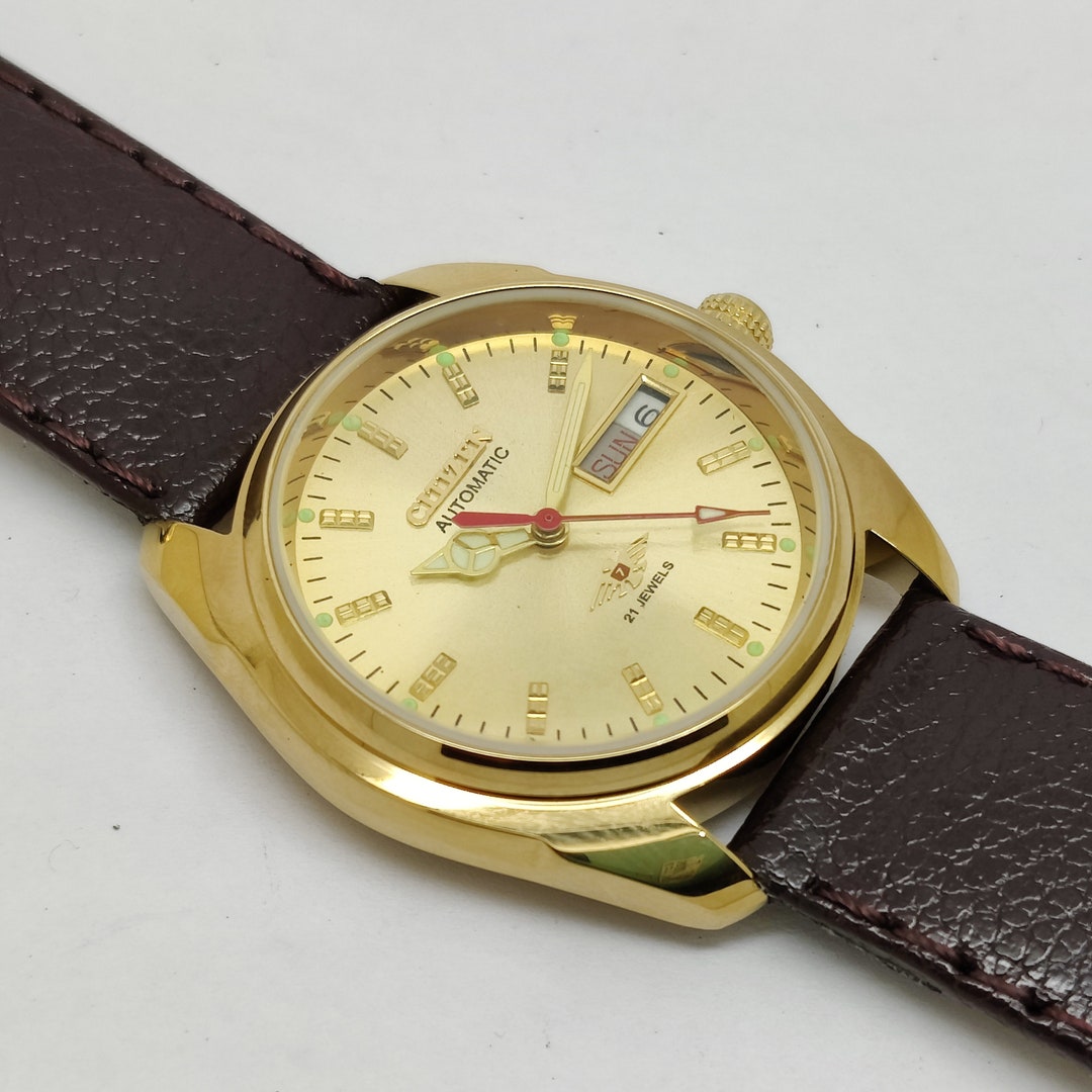 Rare 1990s Vintage Citizen Mechanical Automatic Mens Wrist - Etsy