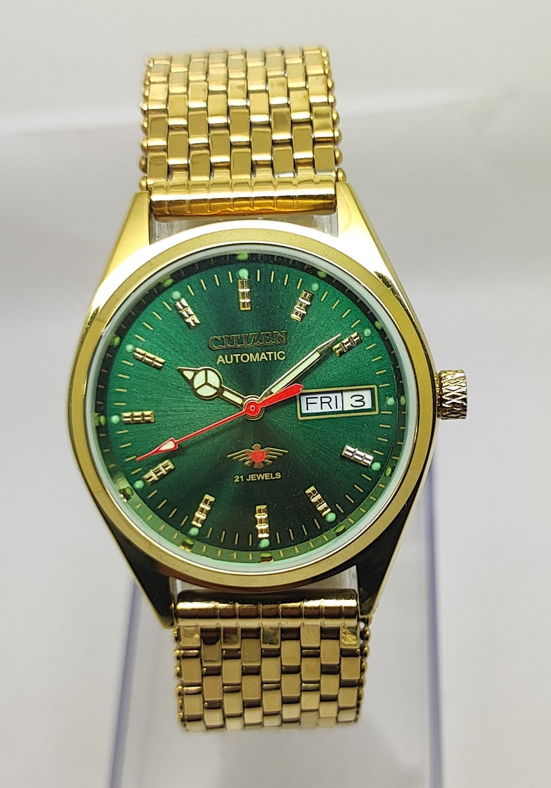 Rare 1990s Vintage Citizen Mechanical Automatic Mens Wrist - Etsy