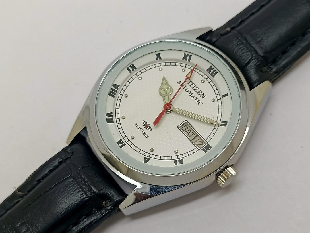 Rare 1990s Vintage Citizen Mechanical Automatic Mens Wrist - Etsy