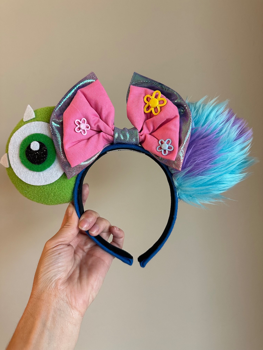 Monsters Inc Mouse Ears | Mike & Sully Disney Ears | Monsters Minnie ...