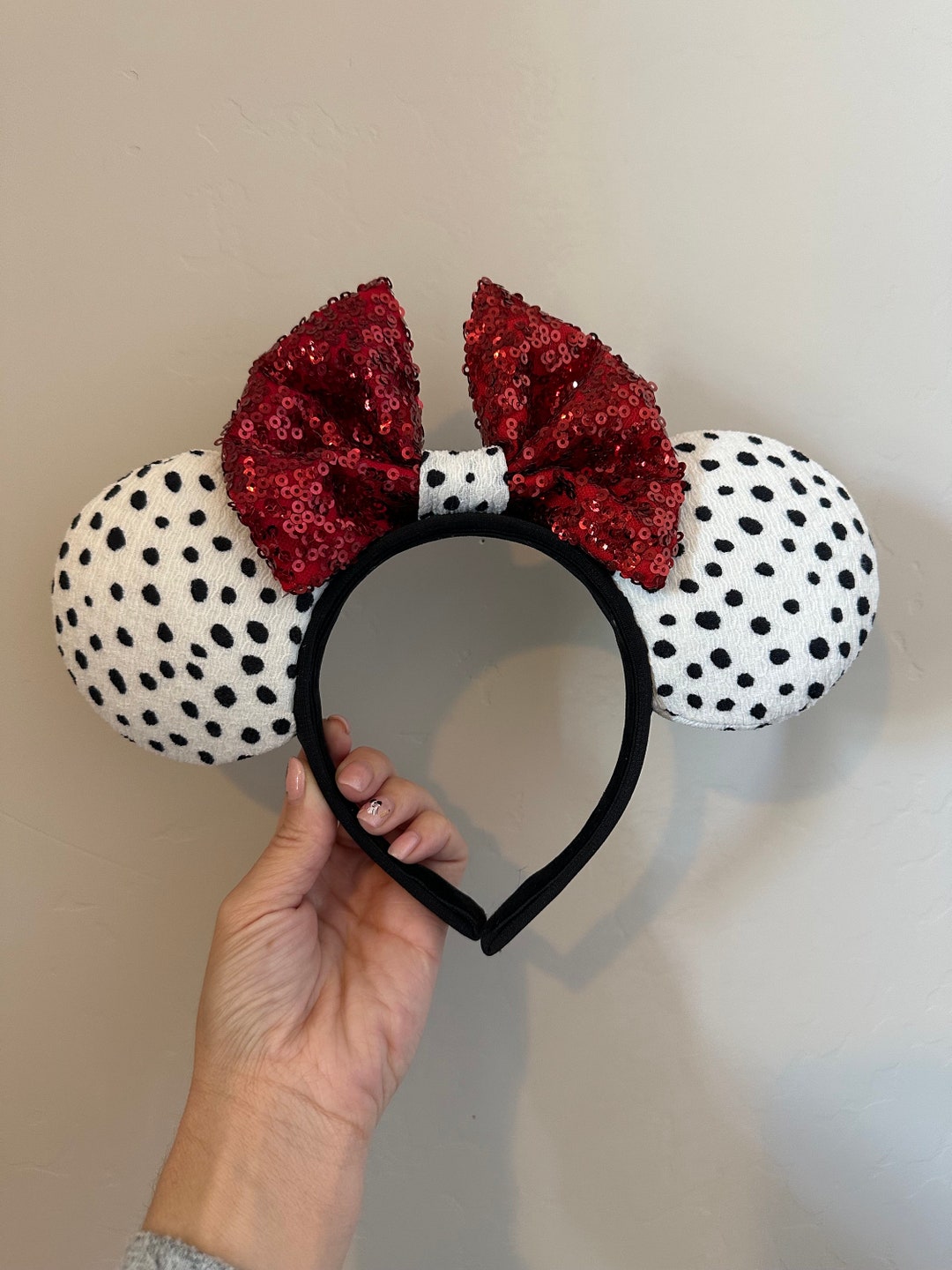 Dalmatian Mouse Ears | 101 Dalmatians Disney Ears | Black & White ...