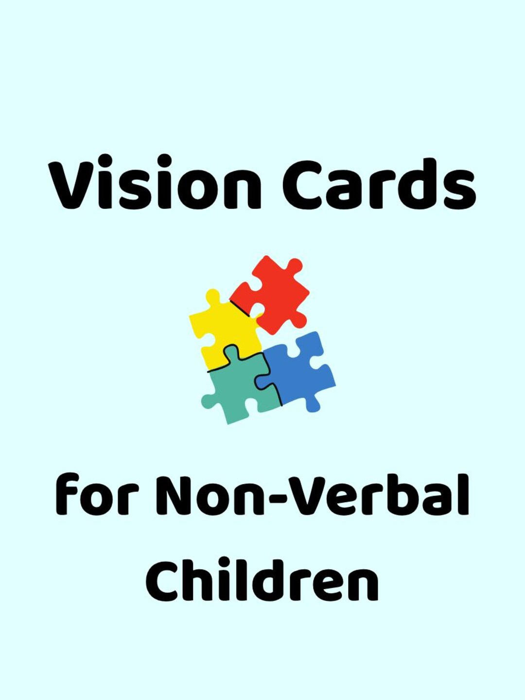 Printable Sensory Visual Cue Cards for Autism | Communication Support ...