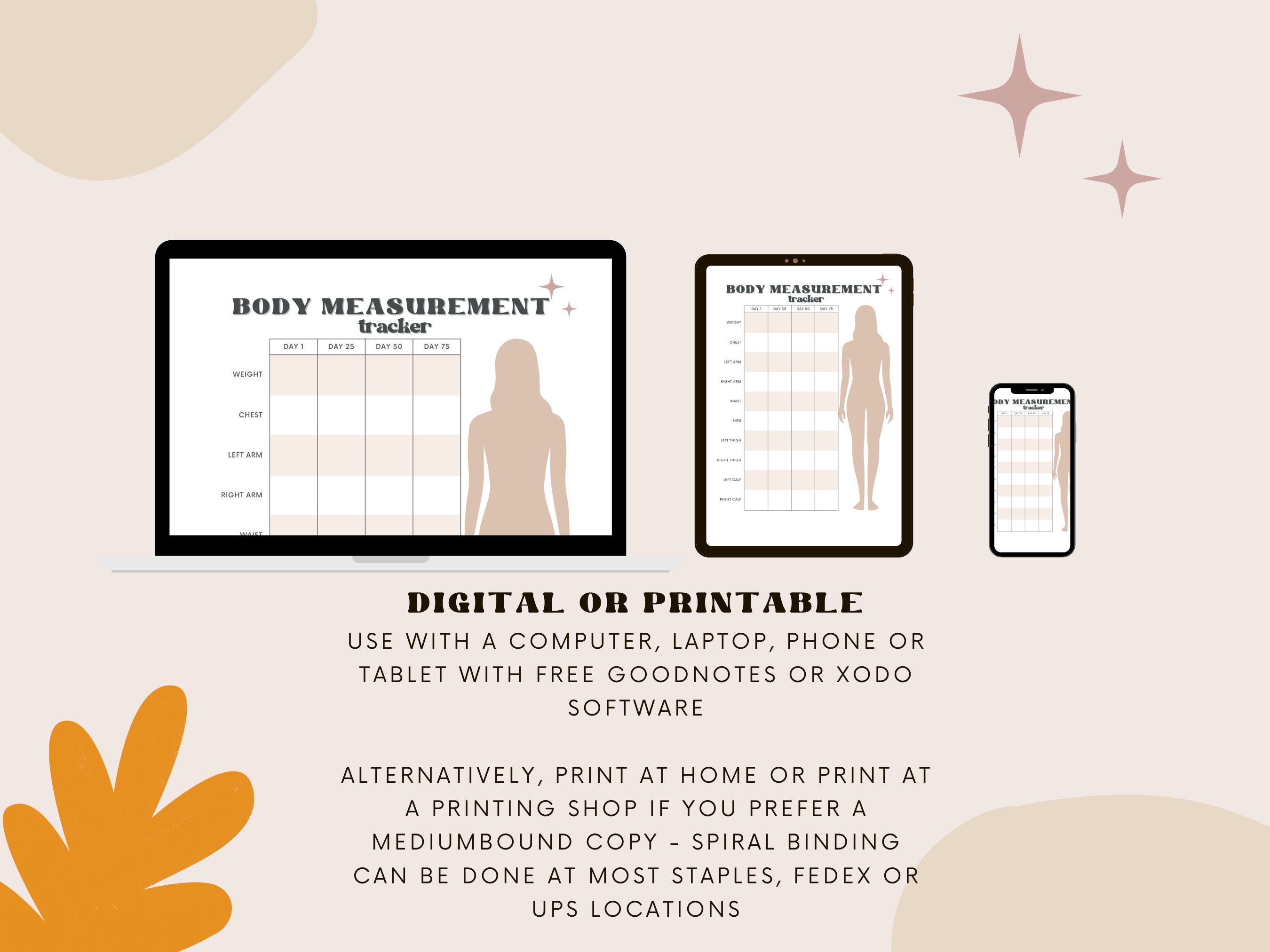 75 Medium Tracker Challenge | Digital and Printable Journal | Weekly ...