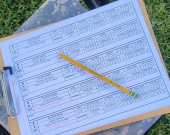 Baseball Softball Tryout Evaluation Sheet Printable Download PDF - Etsy