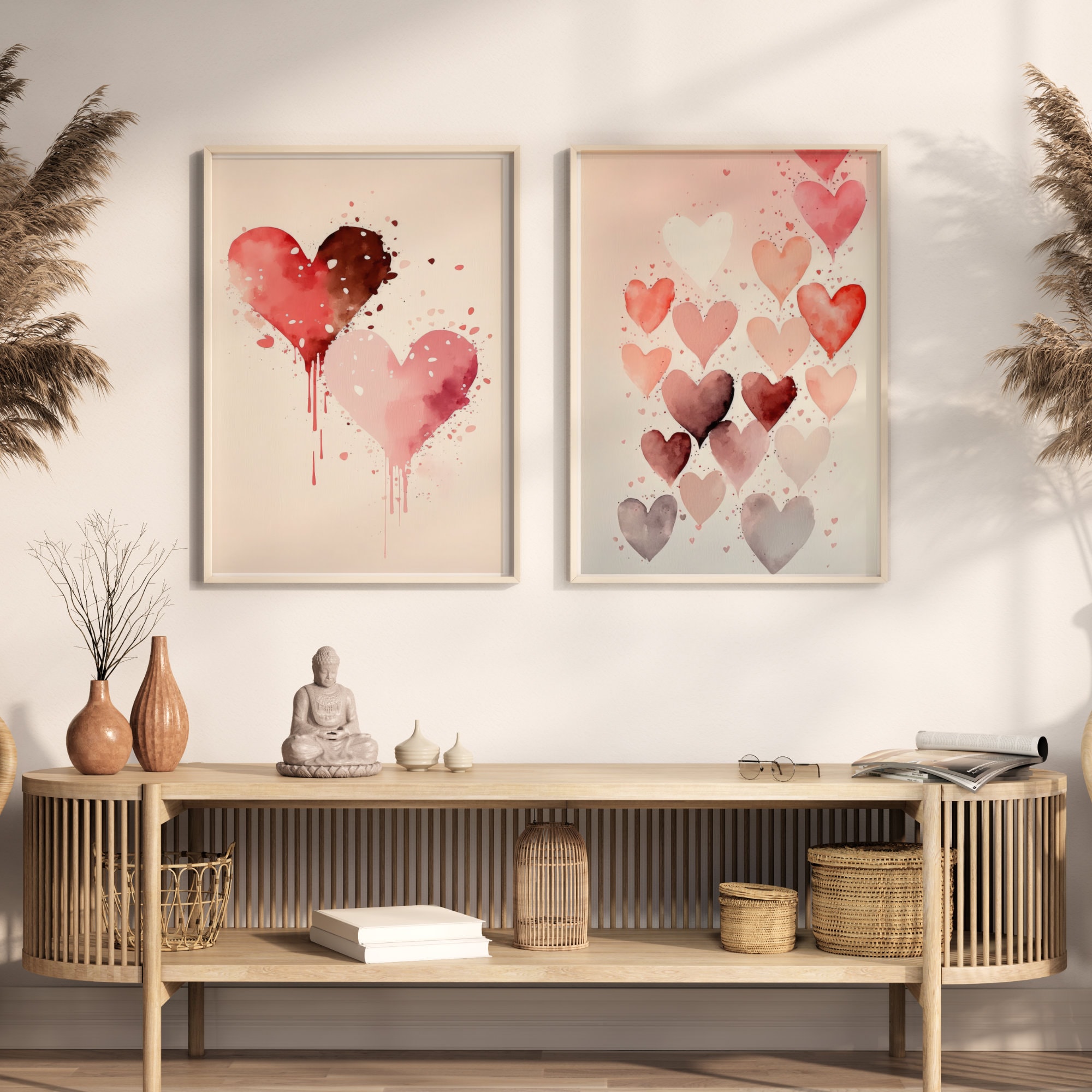 6 Printable Valentine's Day Gallery Wall Art, Digital Download ...