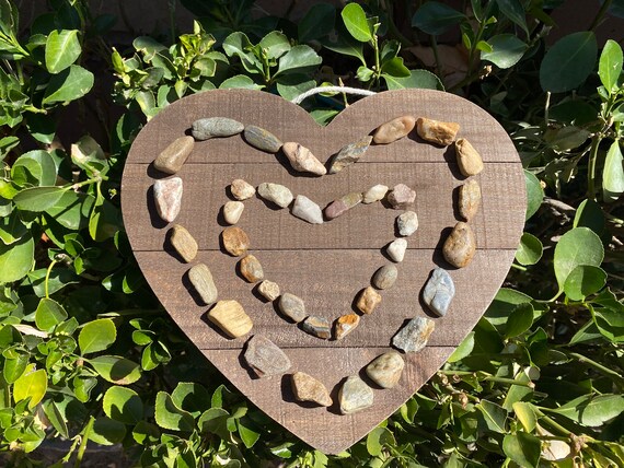 Heart Rocks - Etsy