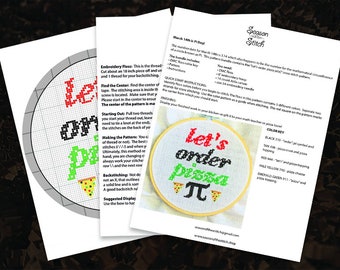 Pi Cross Stitch - Etsy