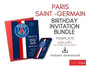 Psg Party Invitation - Etsy Israel