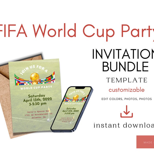 World Cup Party - Etsy
