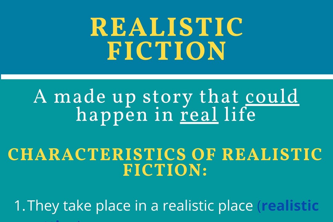 Realistic Fiction Anchor Chart - Etsy