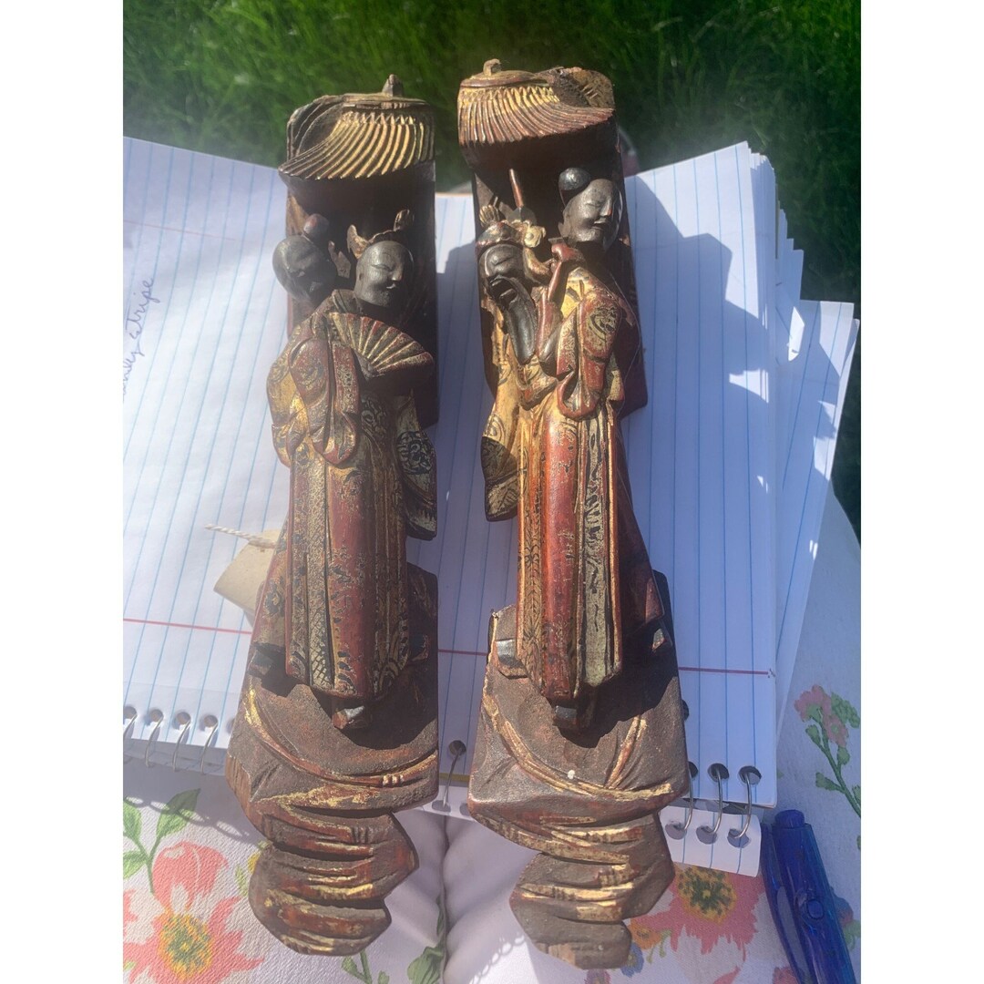 Antique Chinese Qing Dinasty Temple Architectural Ornaments - Etsy