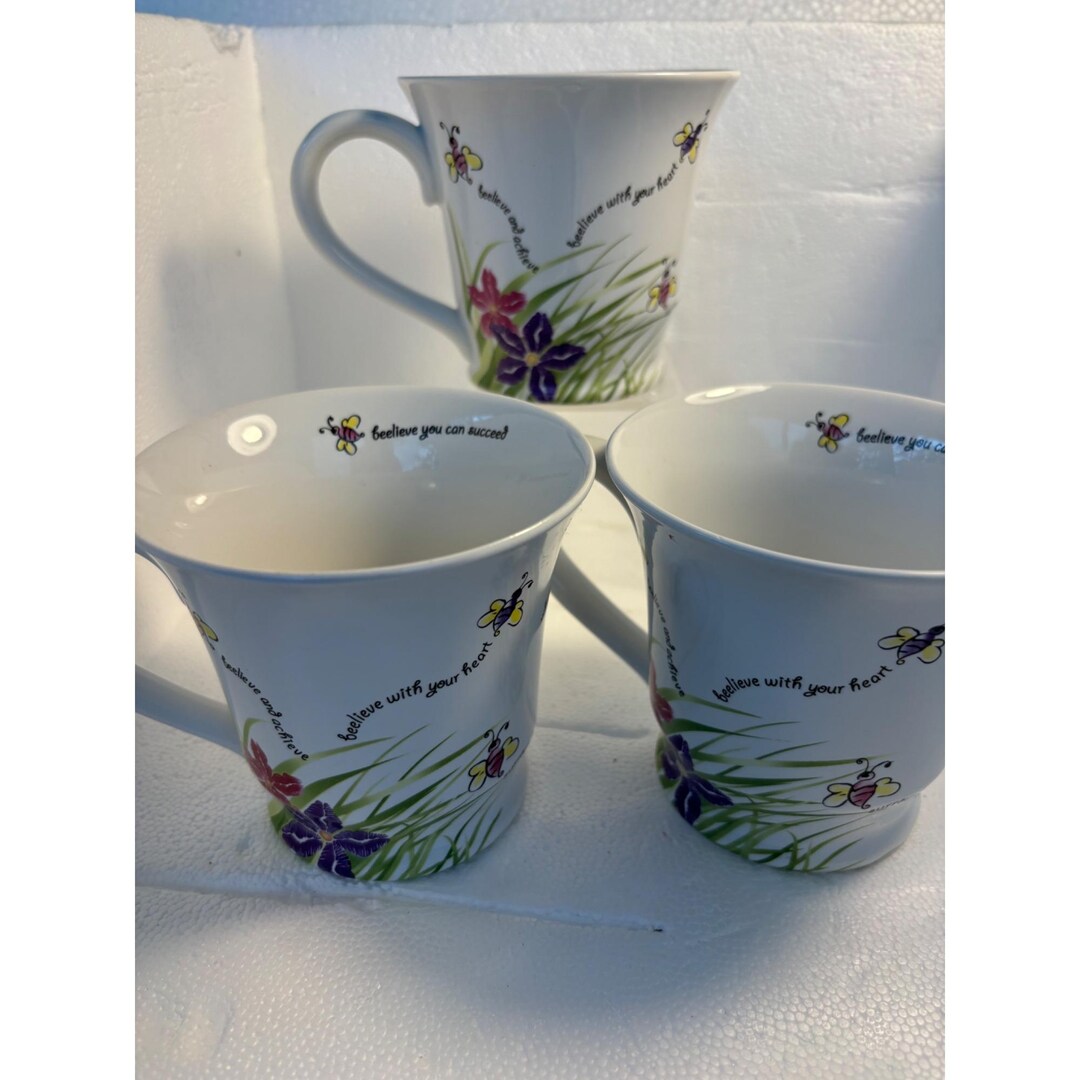 3 Vtg Mary Kay Bumblebee Beeleive Mug - Etsy