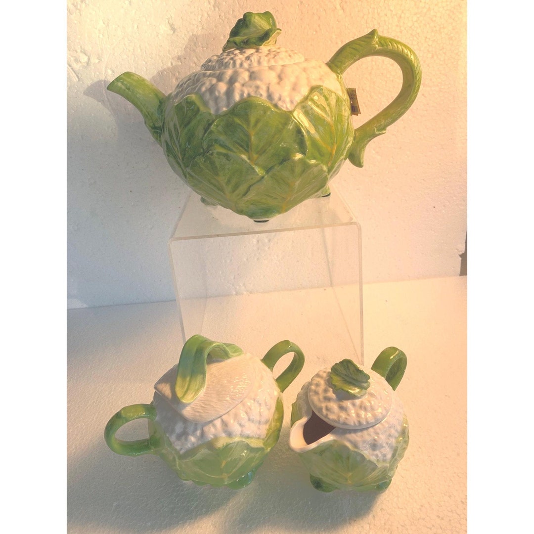 Fritz ‘& Floyd Vtg Tea Set Pot Creamer Sugar 1986 Marked - Etsy