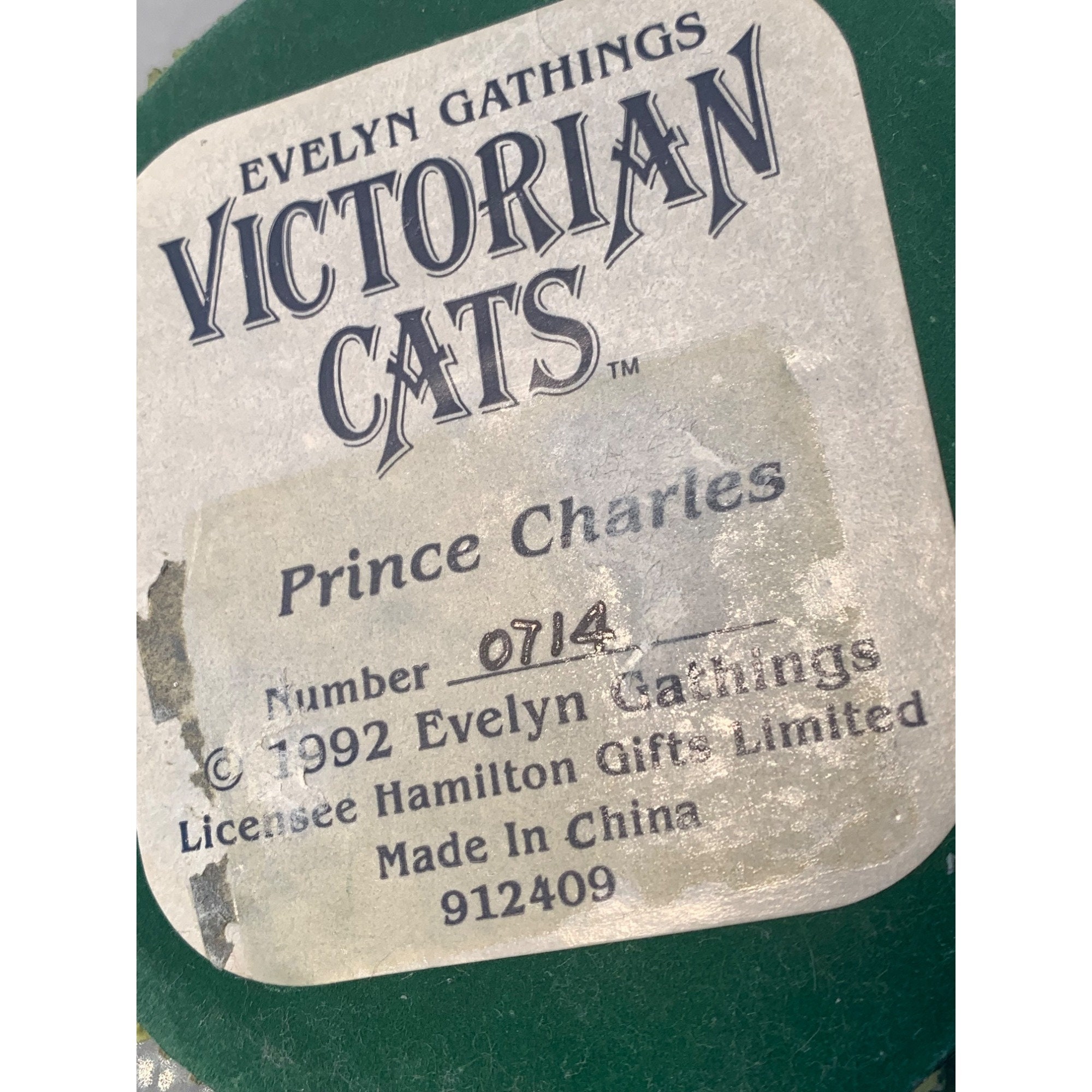 Victorian Cats Prince Charles by Evelyn Gathings - Etsy