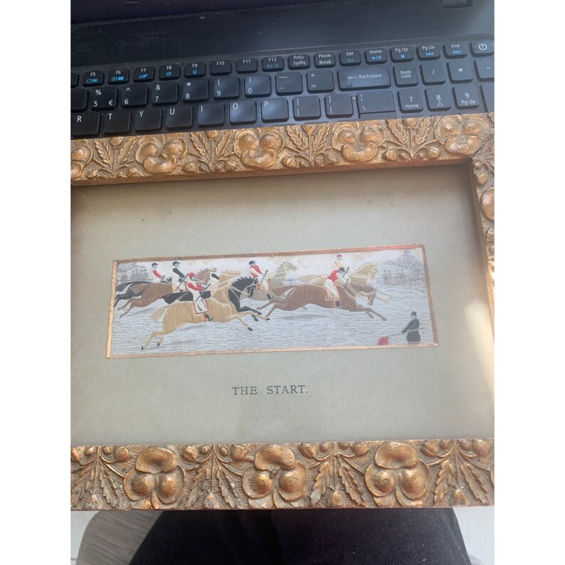 1870s Silk Stevengraph in Antique Frame Original 1870's - Etsy