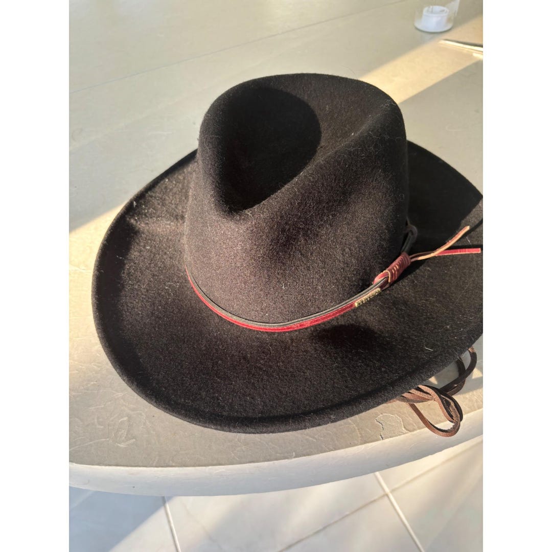 Stetson Mens Bozeman 100% Wool Water Repellent Crushable Black Hat Sz ...