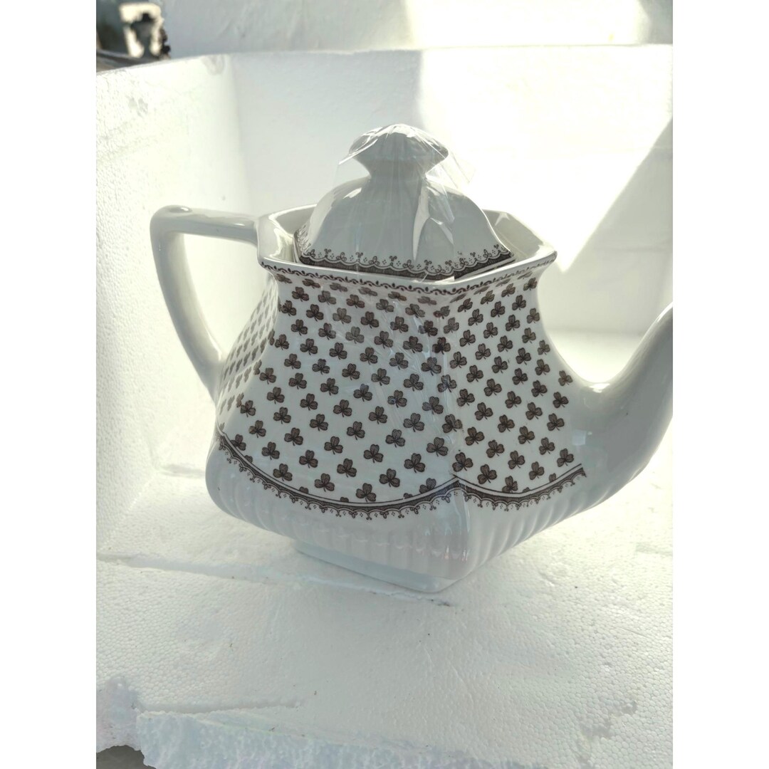 Vtg Teapot Adams Ironstone Sharon Pattern 8” X 6” - Etsy