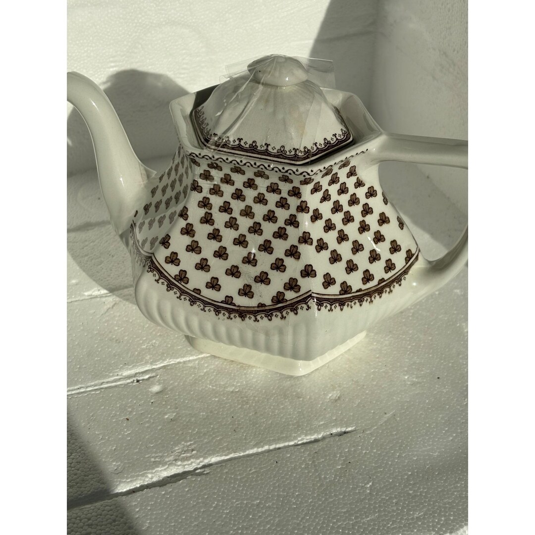 Large Teapot Adams Ironstone Sharon Pattern 7” X 9 1/2” - Etsy