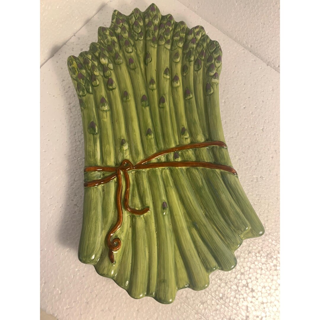 Vtg 1 Certified International Asparagus Serving Plate - Etsy