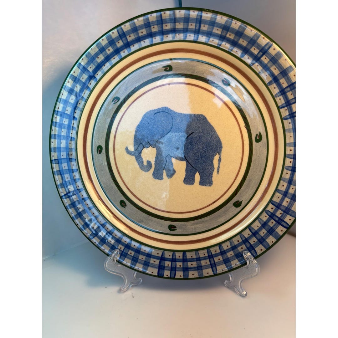 Vtg Zimbabwe Safari Large 11 1/2” Dinner Plate Your Choice of Animals ...