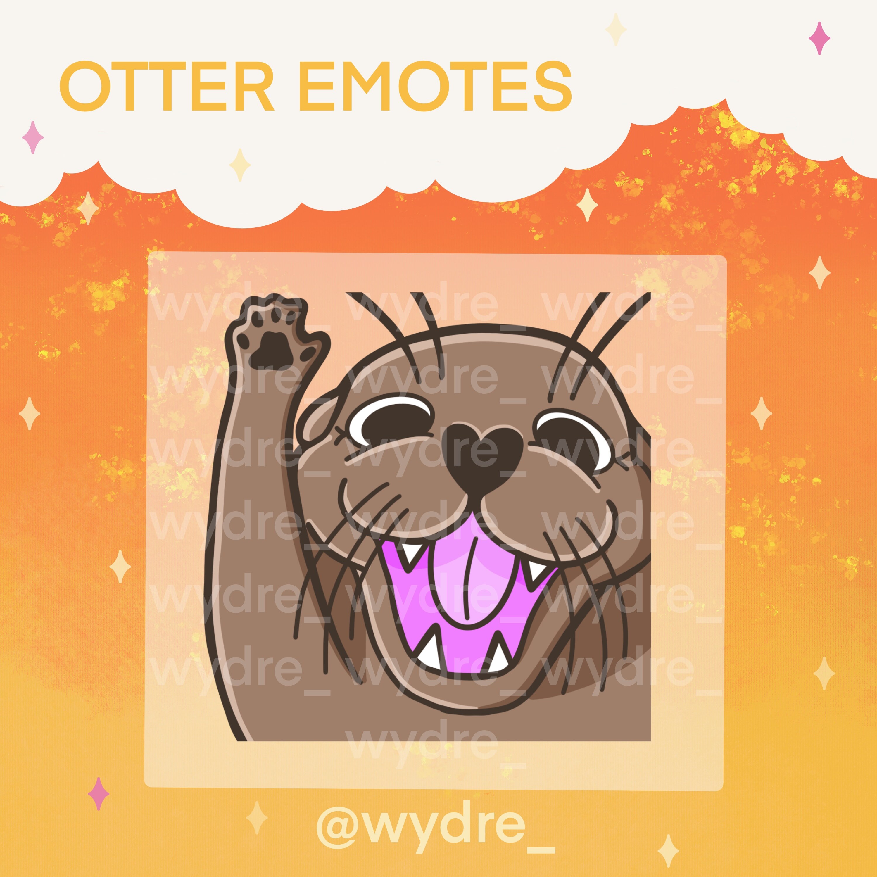 Otter Emotes for Twitch 7 Otter Twitch Emotes & Dircord Emotes Emotes ...