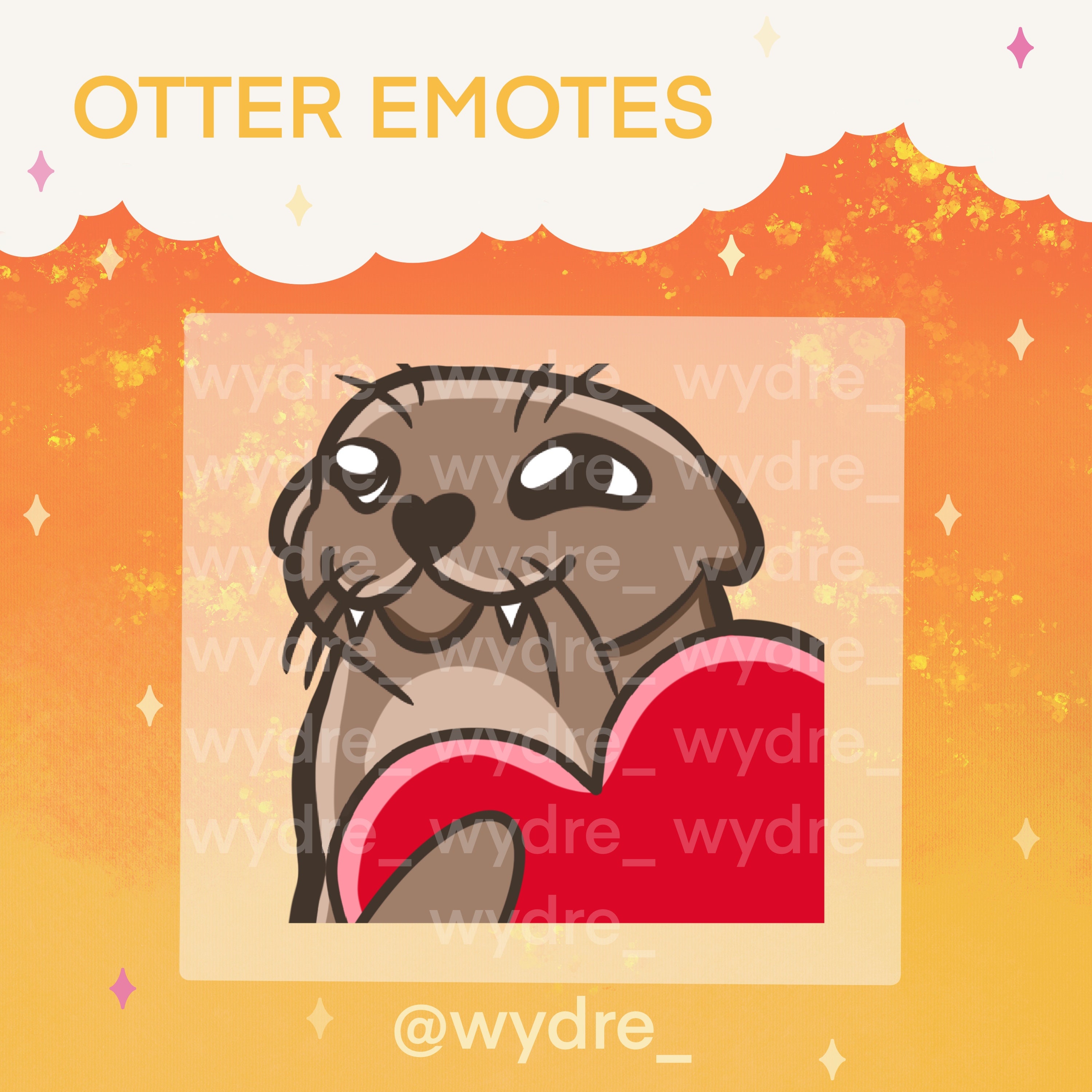 Otter Emotes for Twitch 7 Otter Twitch Emotes & Dircord Emotes Emotes ...