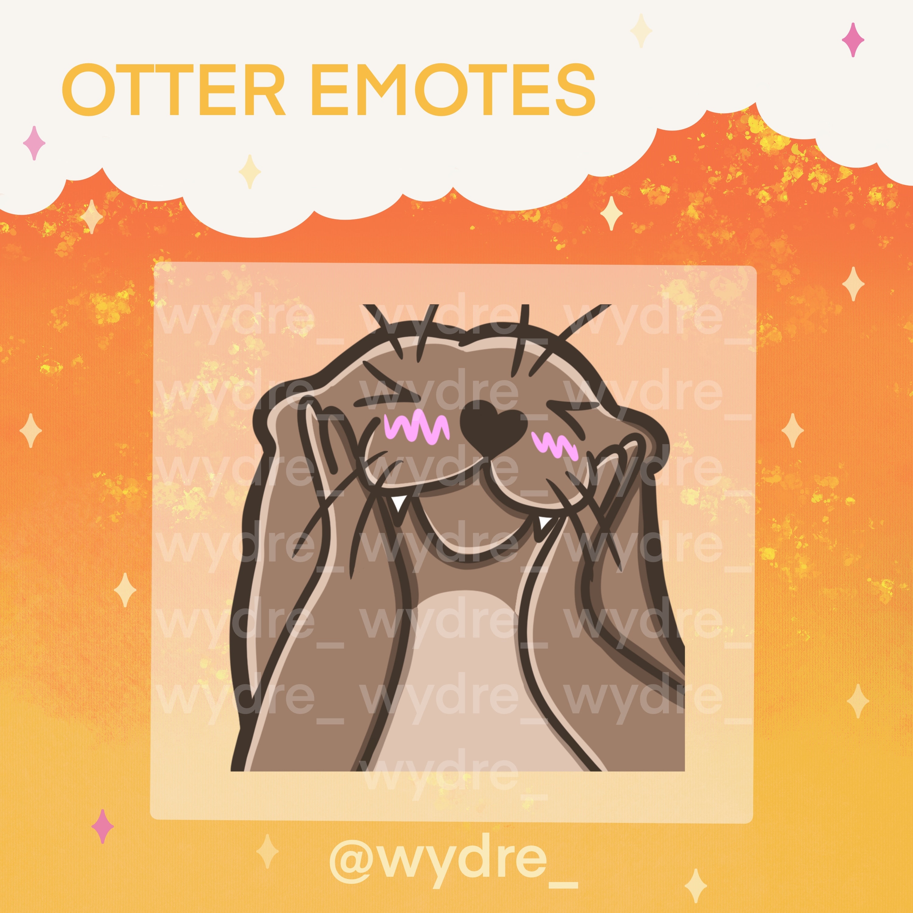 Otter Emotes for Twitch 7 Otter Twitch Emotes & Dircord Emotes Emotes ...