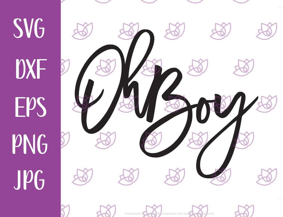 Oh Boy Svg, Oh Boy Cake Topper SVG, Baby SVG for Boys, New Baby Svg ...