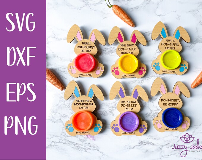 EDITABLE Easter Hopping You Have a Doh-riffic Easter Kids Gift Tag ...