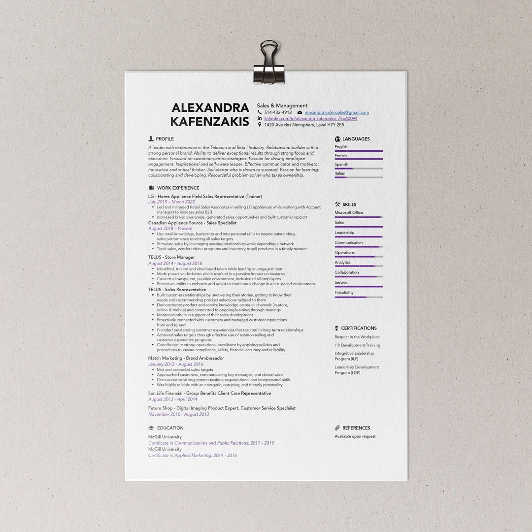 Custom Resume Design Service | Resume Editing Service | CV Template ...